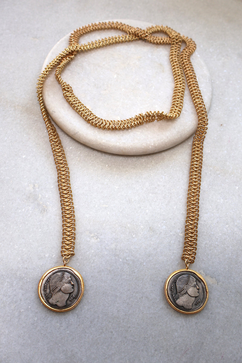 Matte Lariat Necklace – Bittersweet Designs NM